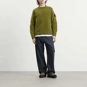 Stone Island Mouline Cotton Chenille Jumper