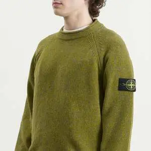 Stone Island Mouline Cotton Chenille Jumper