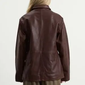 Studio Nicholson Landau Slim Fit Leather Jacket
