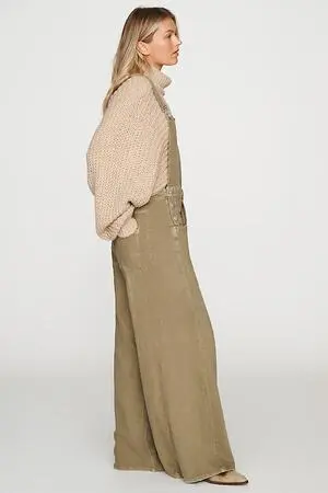Anthropologie Pilcro Adi Prted Overalls - Green