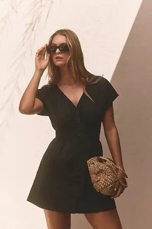 Z Supply Sanna 100% Cotton Mi Dress
