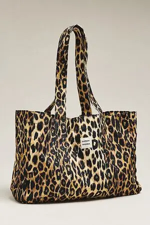 DAMSON MADDER Prt Canvas Tote - Leopard