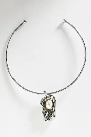 HEAVEN MAYHEM Mother Of Pearl Charm Necklace