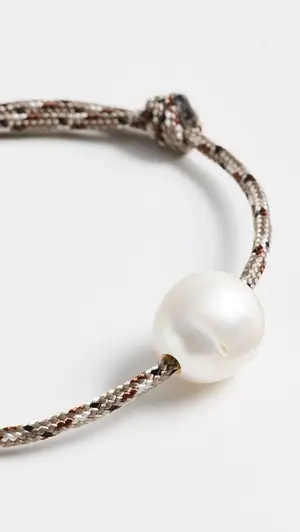 Zoe Chicco Baroque Pearl Paracord Bracelet