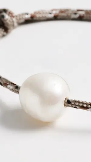 Zoe Chicco Baroque Pearl Paracord Bracelet