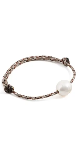 Zoe Chicco Baroque Pearl Paracord Bracelet - Multi