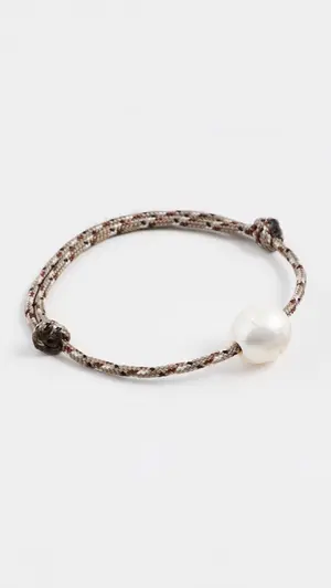 Zoe Chicco Baroque Pearl Paracord Bracelet