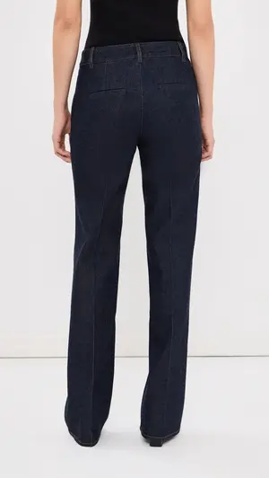 Tibi Indigo Denim Pat Jeans