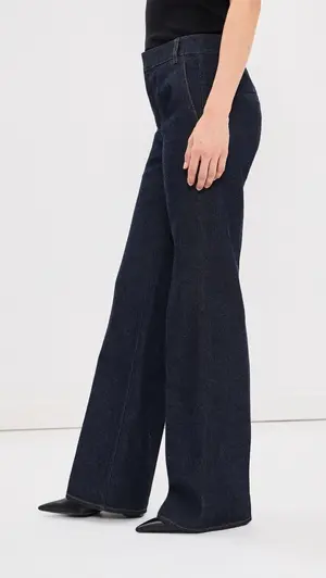 Tibi Indigo Denim Pat Jeans
