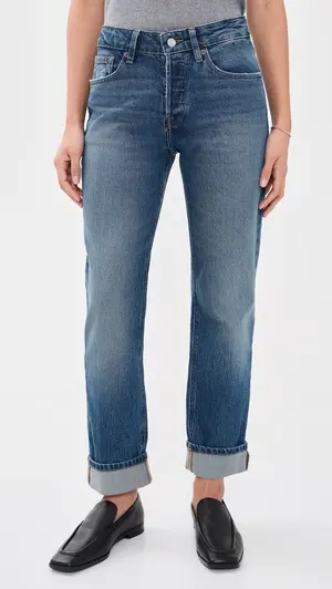 Good American Vintage Straight Ankle Jeans