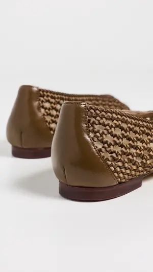 Veronica Beard Cienna Woven Flats