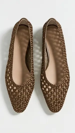 Veronica Beard Cienna Woven Flats