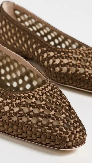 Veronica Beard Cienna Woven Flats