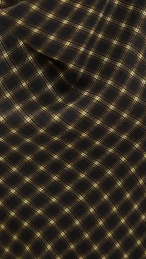 Vince Ombre Plaid Silk Blouse