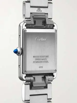 Cartier Tank Must Large Stainless Steel Watch