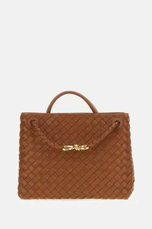 Bottega Veneta Bottega Veneta Medium Intrecciato Leather Bag Marrone