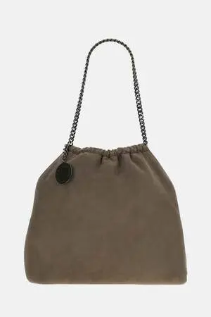 Stella McCartney Medium Falabella Drawstring Bag In Altered Suede