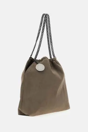 Stella McCartney Medium Falabella Drawstring Bag In Altered Suede