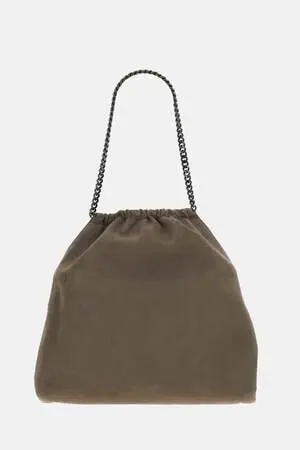 Stella McCartney Medium Falabella Drawstring Bag In Altered Suede
