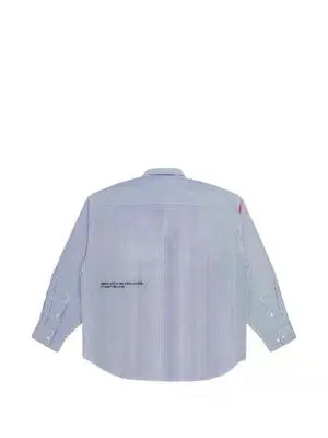 AAPE BY *A BATHING APE Stripe-print Logo-embroidered Shirt