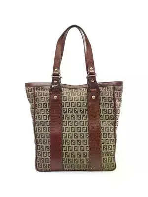 Fendi Zucchino Canvas Tote Bag