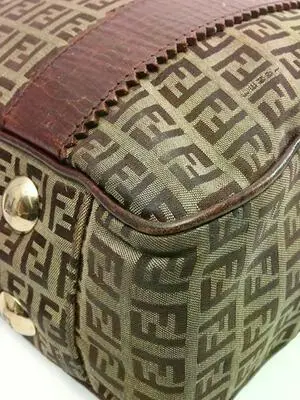 Fendi Zucchino Canvas Tote Bag