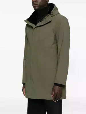 Herno Faux-fur Trim Hooded Jacket