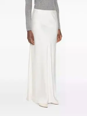 Fabiana Filippi Satin Finish Skirt - White