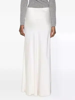 Fabiana Filippi Satin Finish Skirt - White