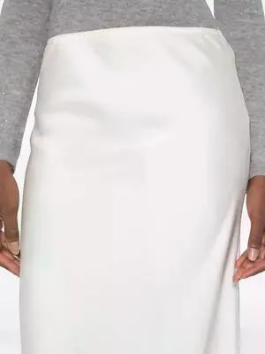 Fabiana Filippi Satin Finish Skirt - White