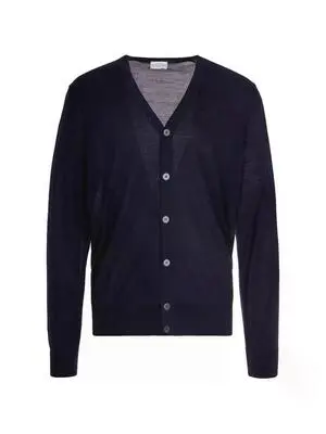 BALLANTYNE Button-fastening Wool Cardigan