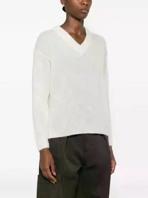 PANICALE V-neck Drop Shoulder Sweater