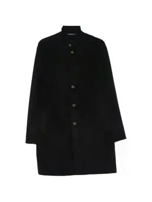 MONTECORE Button-fastening High Neck Coat