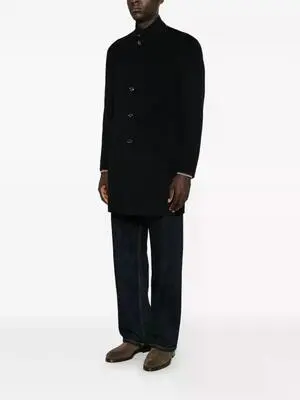 MONTECORE Button-fastening High Neck Coat