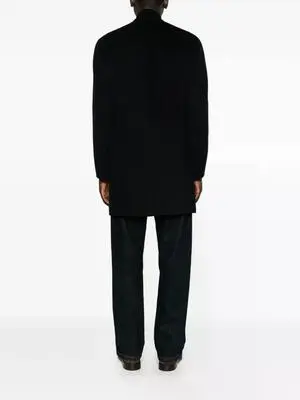 MONTECORE Button-fastening High Neck Coat