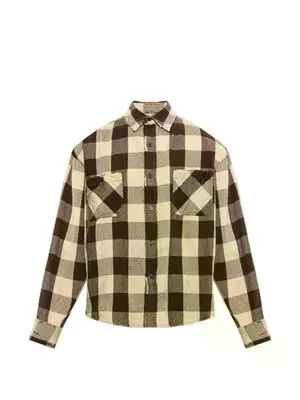 DIESEL® Check Distressed Shirt