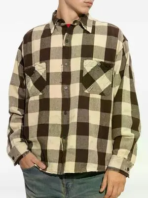 DIESEL® Check Distressed Shirt