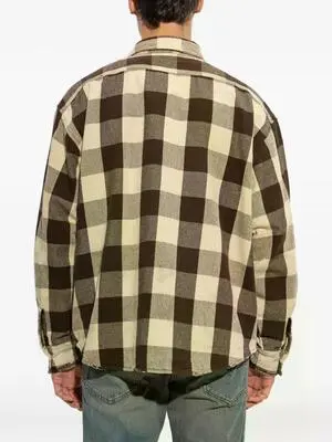 DIESEL® Check Distressed Shirt