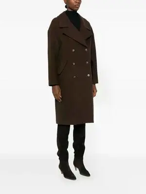 LE SULLY STUDIO Double-breasted Notched-lapel Coat