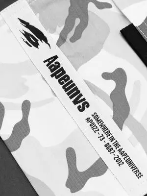 AAPE BY *A BATHING APE Moonface Camouflage-print Shorts