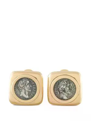 BVLGARI Monete Ancient Coin Earrings - Gold