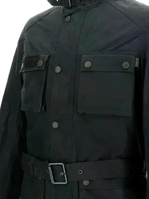 BARBOUR INTERNATIONAL Blackwell Belted Waxed Jacket