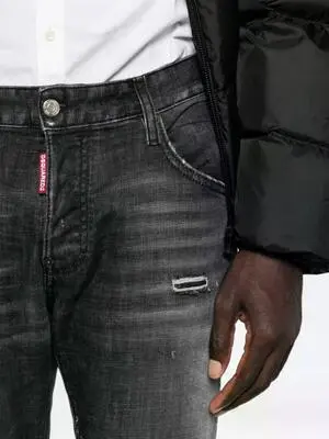 Dsquared2 Distressed Faded-effect Jeans