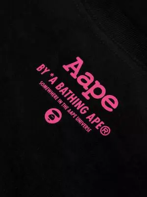 AAPE BY *A BATHING APE Graphic-print T-shirt - Black