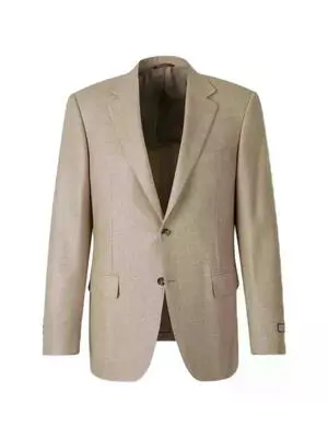 Canali Single-breasted Notch-lapel Blazer - Neutrals