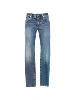 Dolce & Gabbana Logo Plaque Straight-leg Jeans
