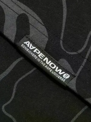 AAPE BY *A BATHING APE Moonface Camo-print T-shirt