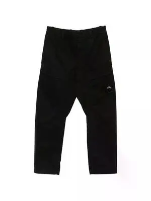 C.P. COMPANY Lens-detail Cargo Pants - Black
