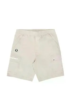 AAPE BY *A BATHING APE Moonface Cargo Shorts - Neutrals