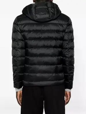 BLAUER. Quilted Hooded Jacket - Black